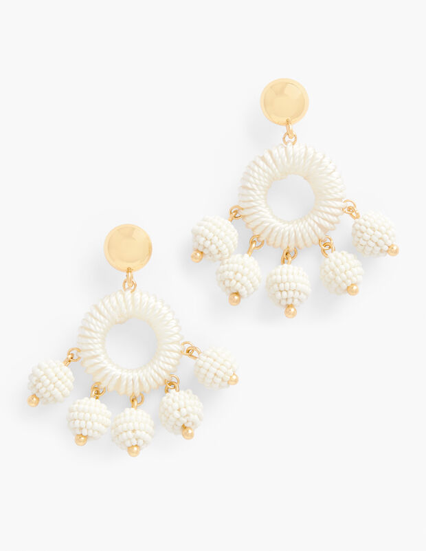 Thread Wrap Statement Earrings | Talbots