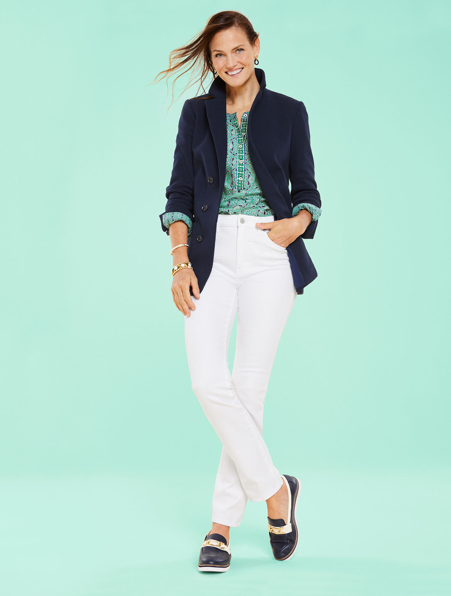 Liz Chain Nappa Loafers | Talbots