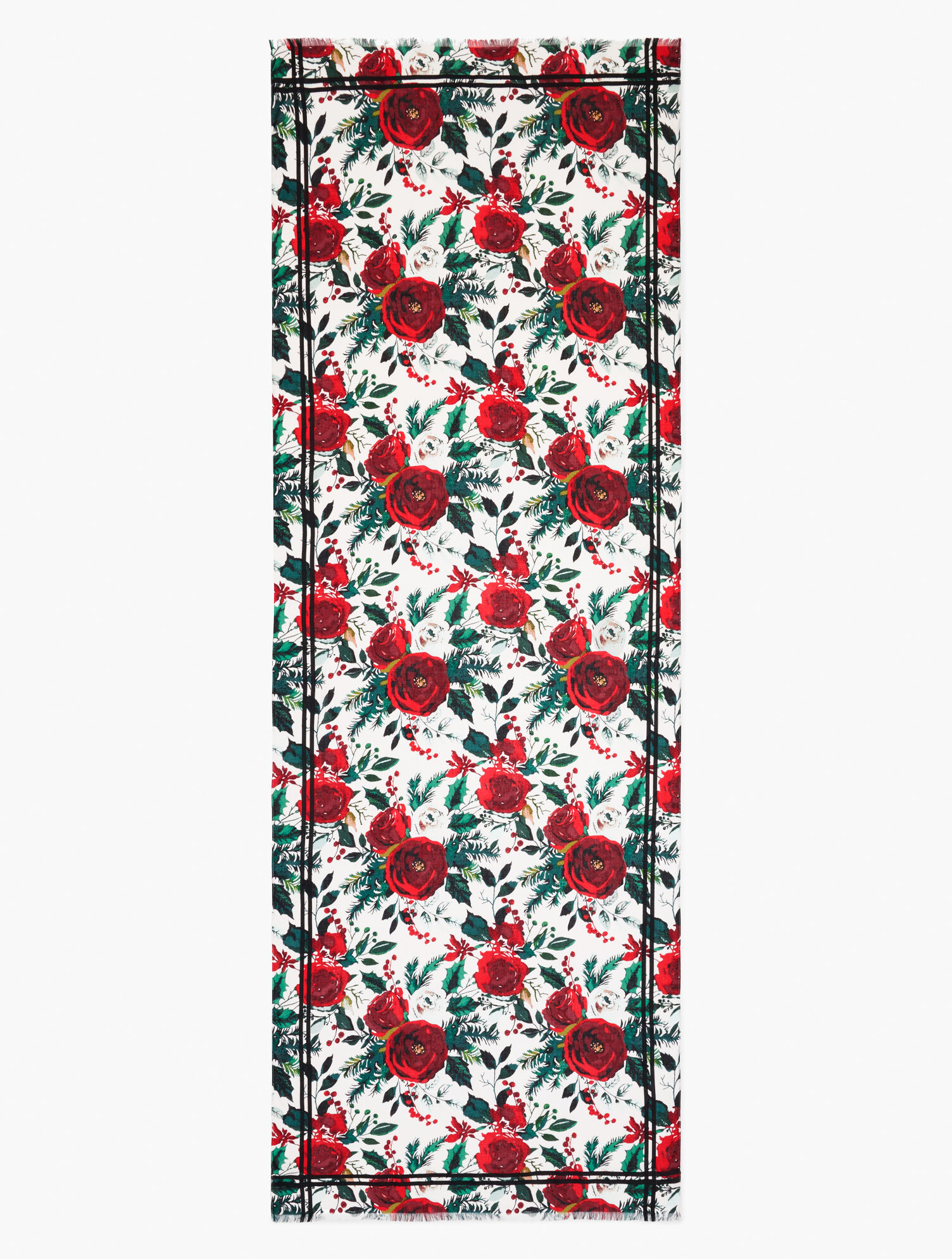 Winter Berries Oblong Scarf | Talbots