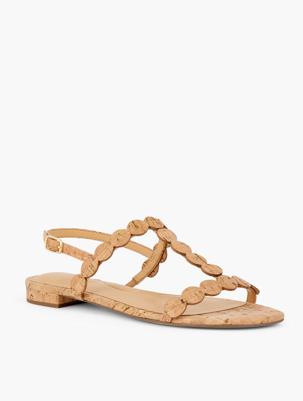 Keri Dot Cork Flats | Talbots