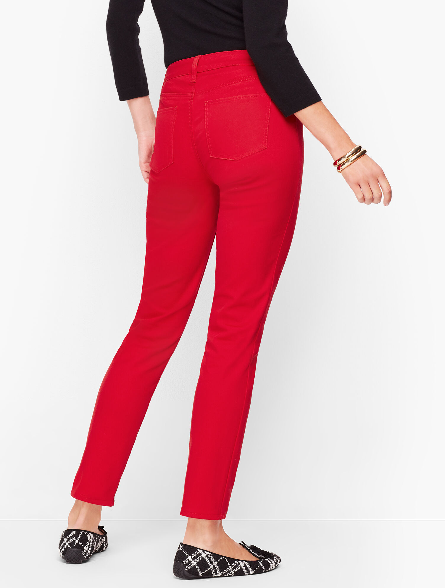 Slim Ankle Jeans - Classic Red | Talbots