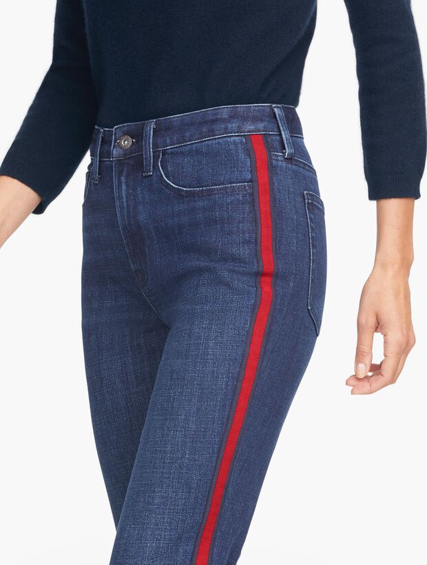 Modern Ankle Jeans - Side Ribbon Trim | Talbots