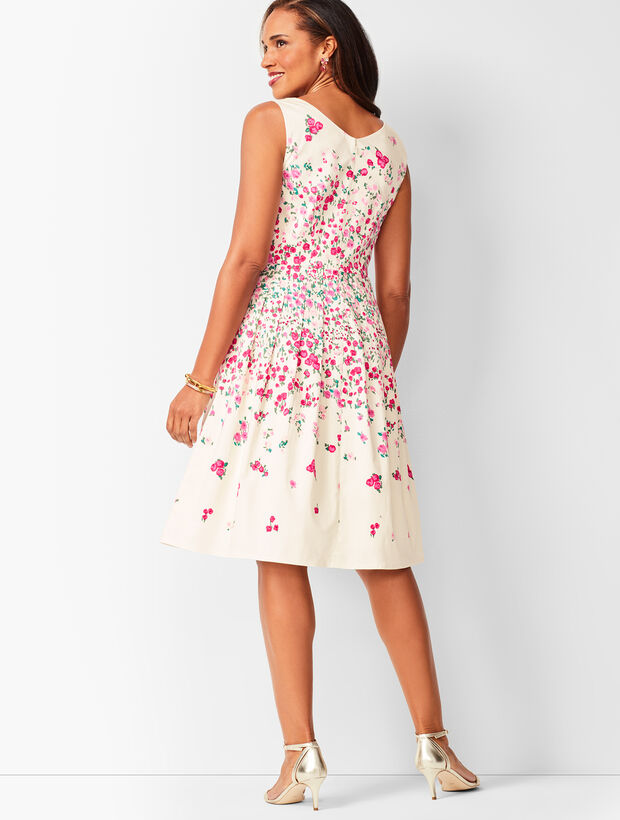 Rose Garden Fit & Flare Dress | Talbots