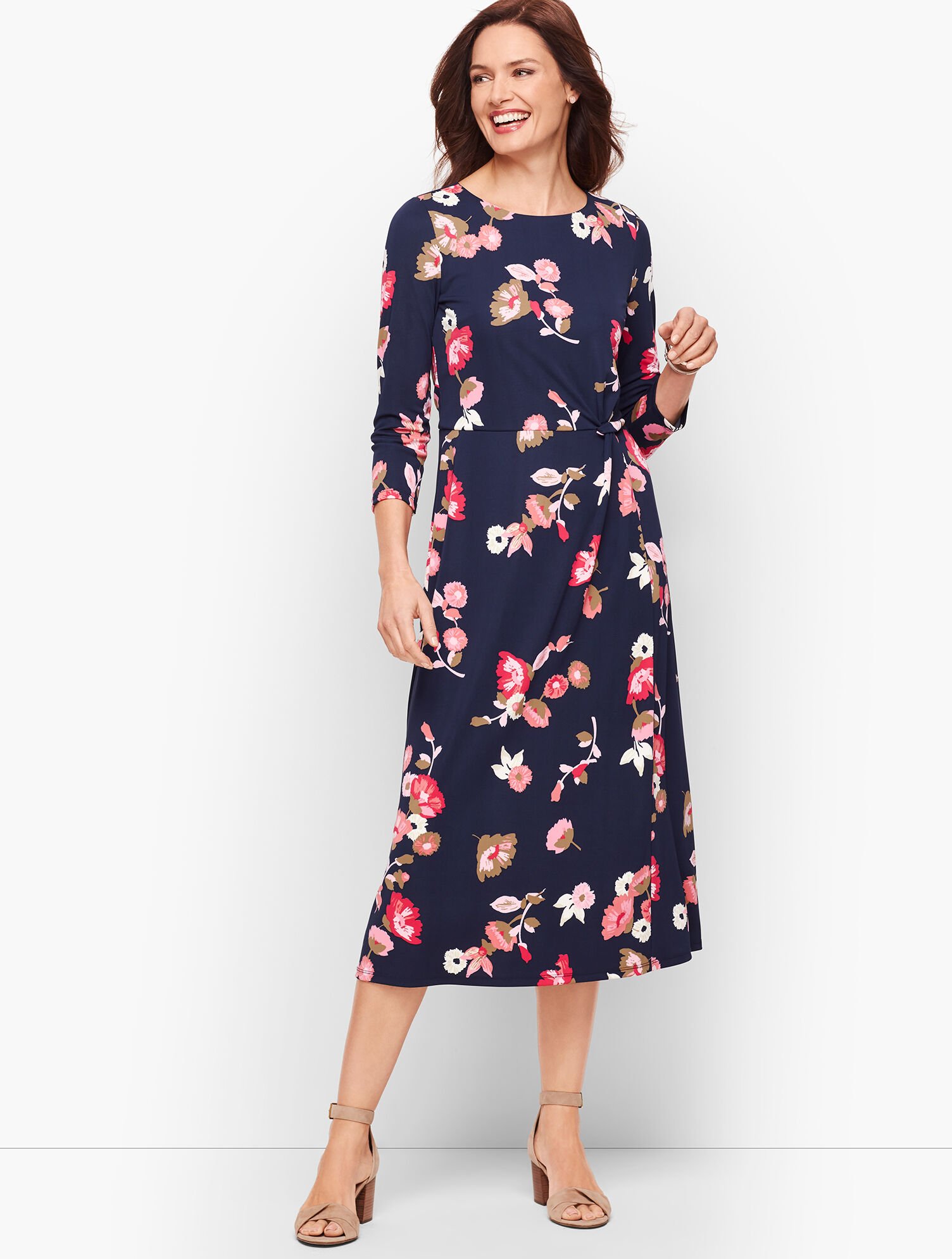 Jersey Midi Dress | Talbots