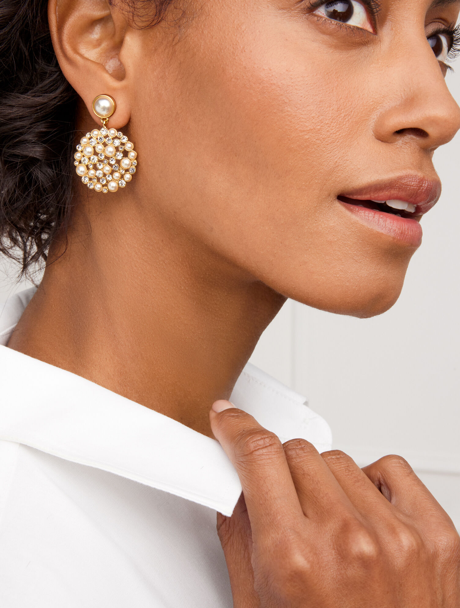 Pearl Statement Drop Earrings | Talbots