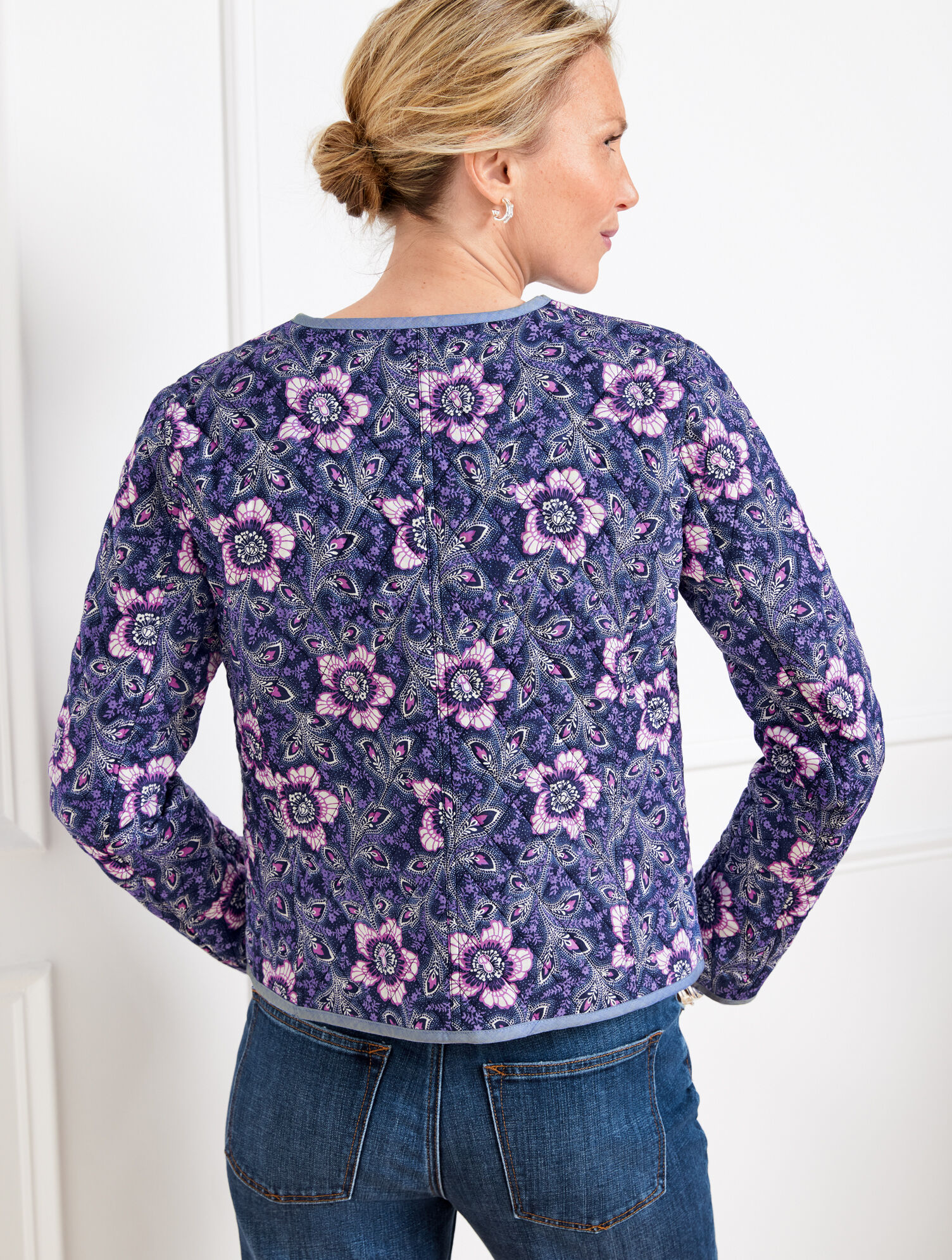 Floral Quilted Jacket | Talbots