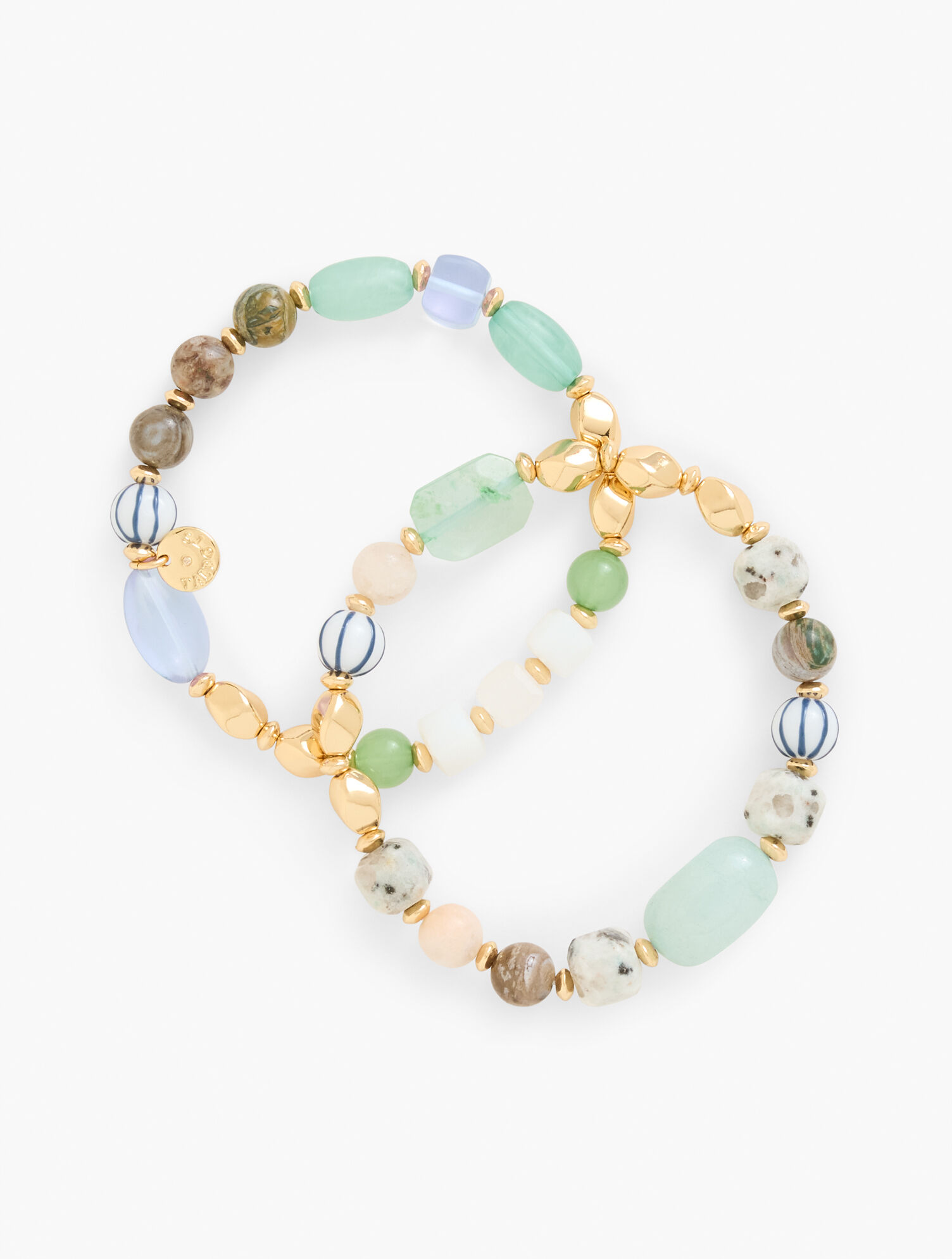 Morning Dew Beaded Stretch Bracelet Set | Talbots