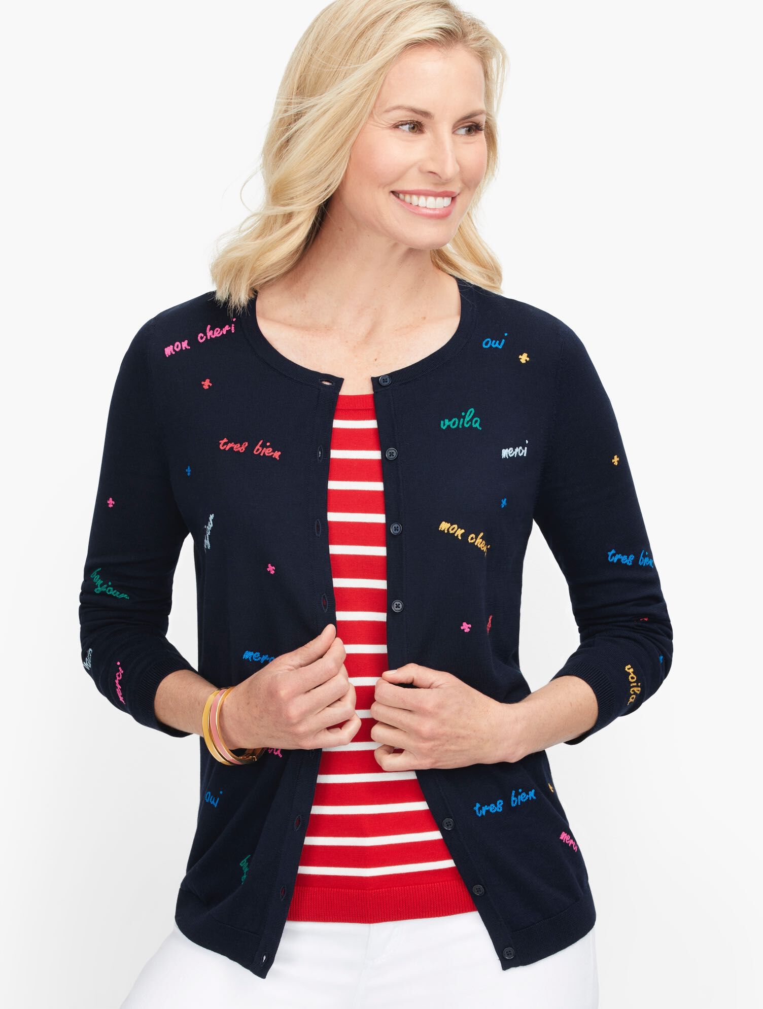 Charming Cardigan - Embroidered | Talbots