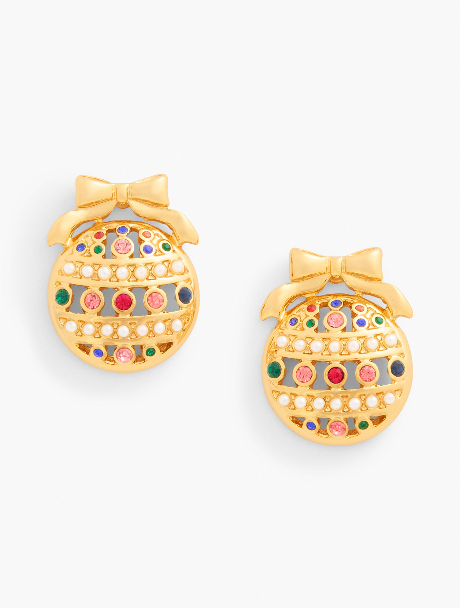 Holiday Ornament Stud Earrings | Talbots