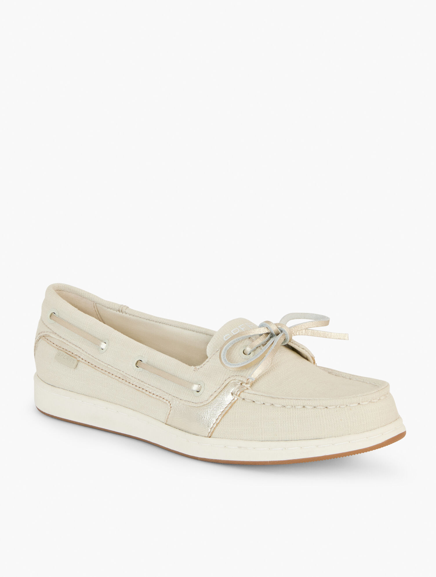Sperry® Starfish 1-Eye Shimmer Boat Shoes | Talbots