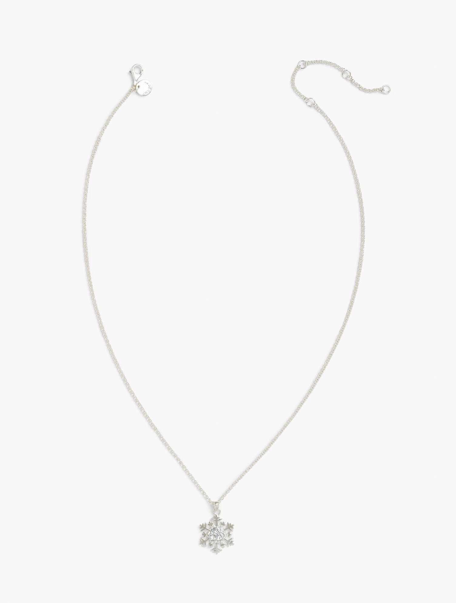 Sterling Silver Snowflake Pendant | Talbots