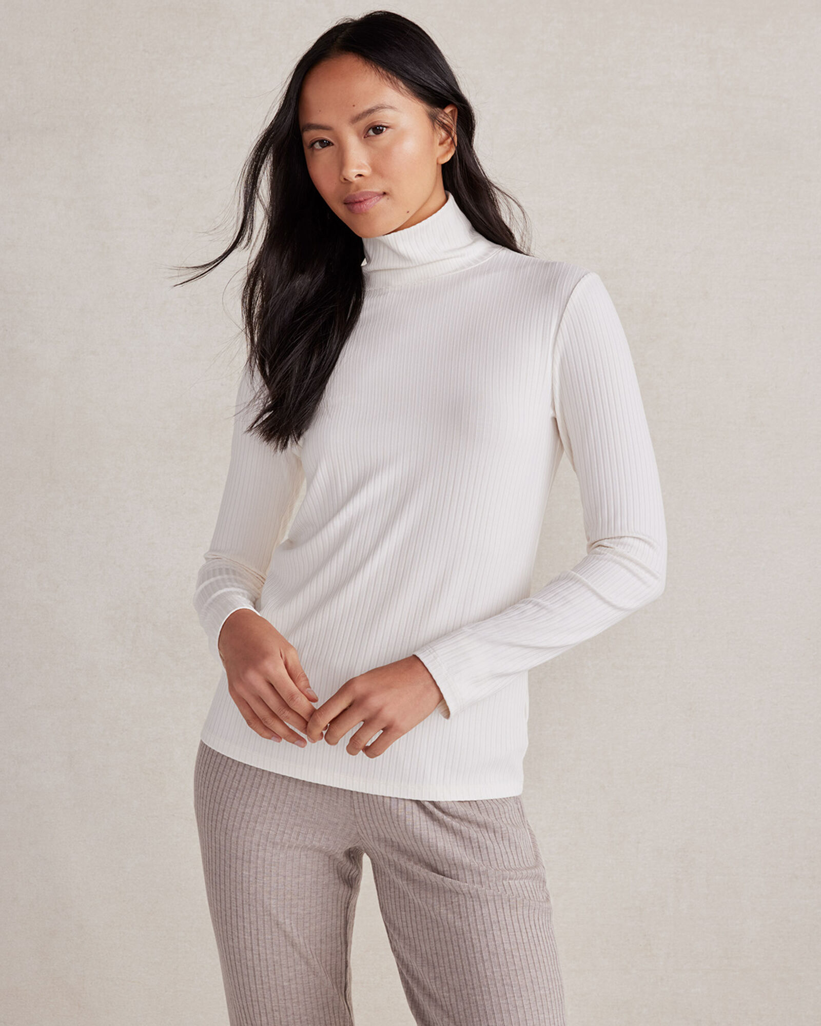 Wide Rib Modal Turtleneck | Haven Well Within