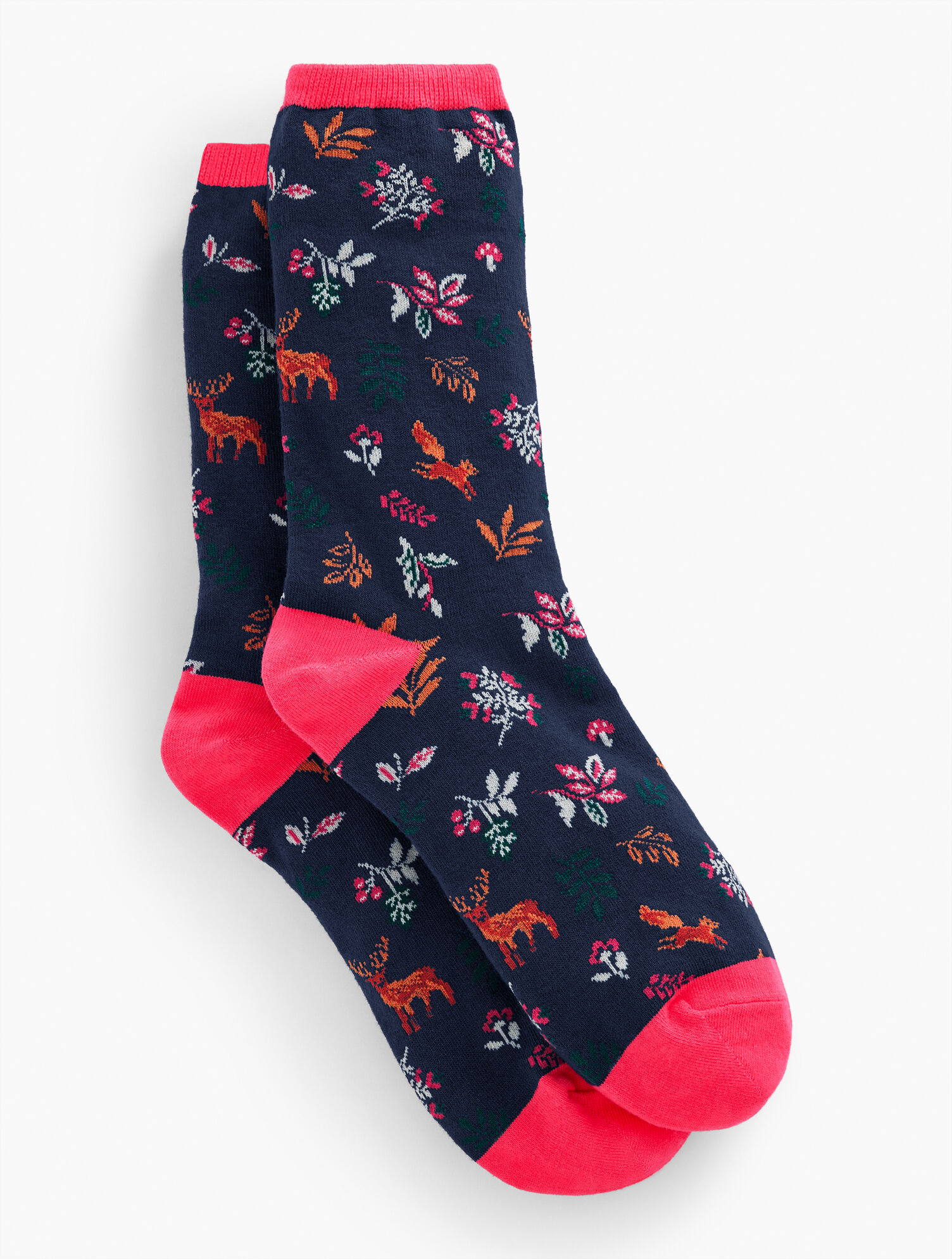 Woodland Ditsy Trouser Socks | Talbots