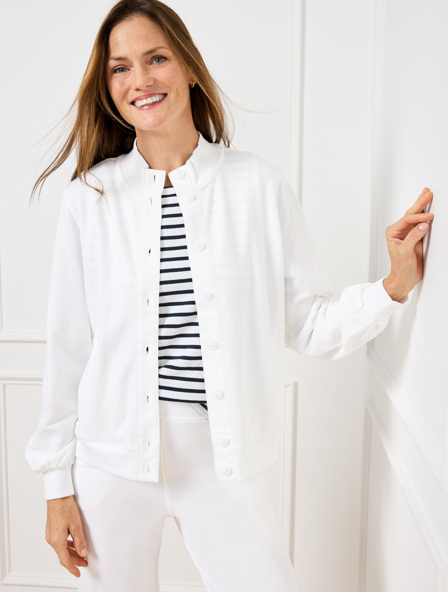 Seaside French Terry Jacket | Talbots