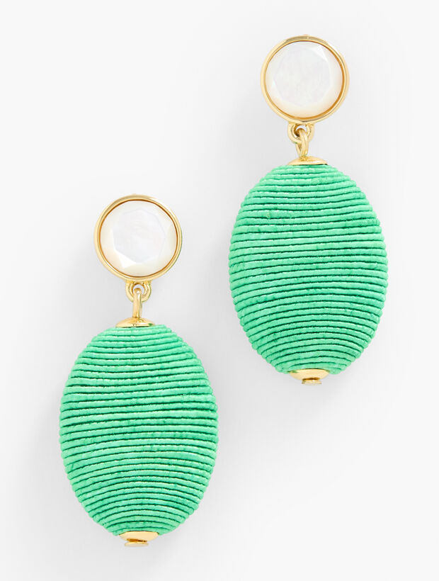 Thread Wrap Drop Earrings | Talbots