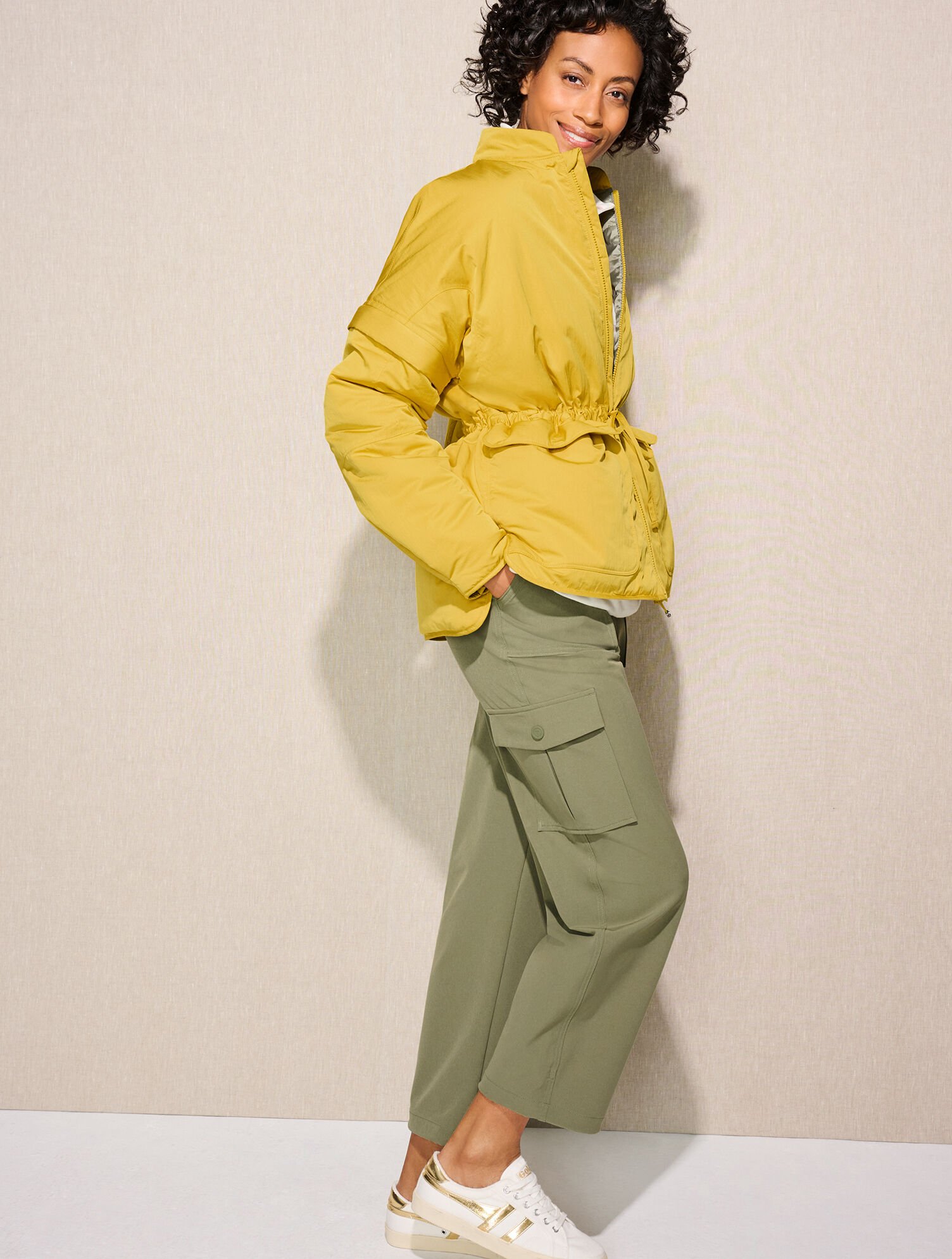 Zip-Off Sleeve Woven Jacket | Talbots