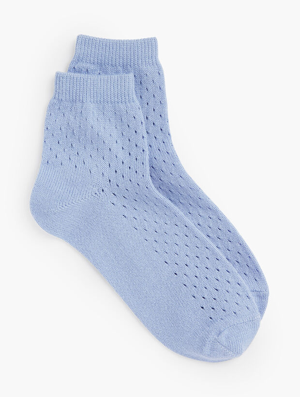 Pointelle Crew Socks | Talbots