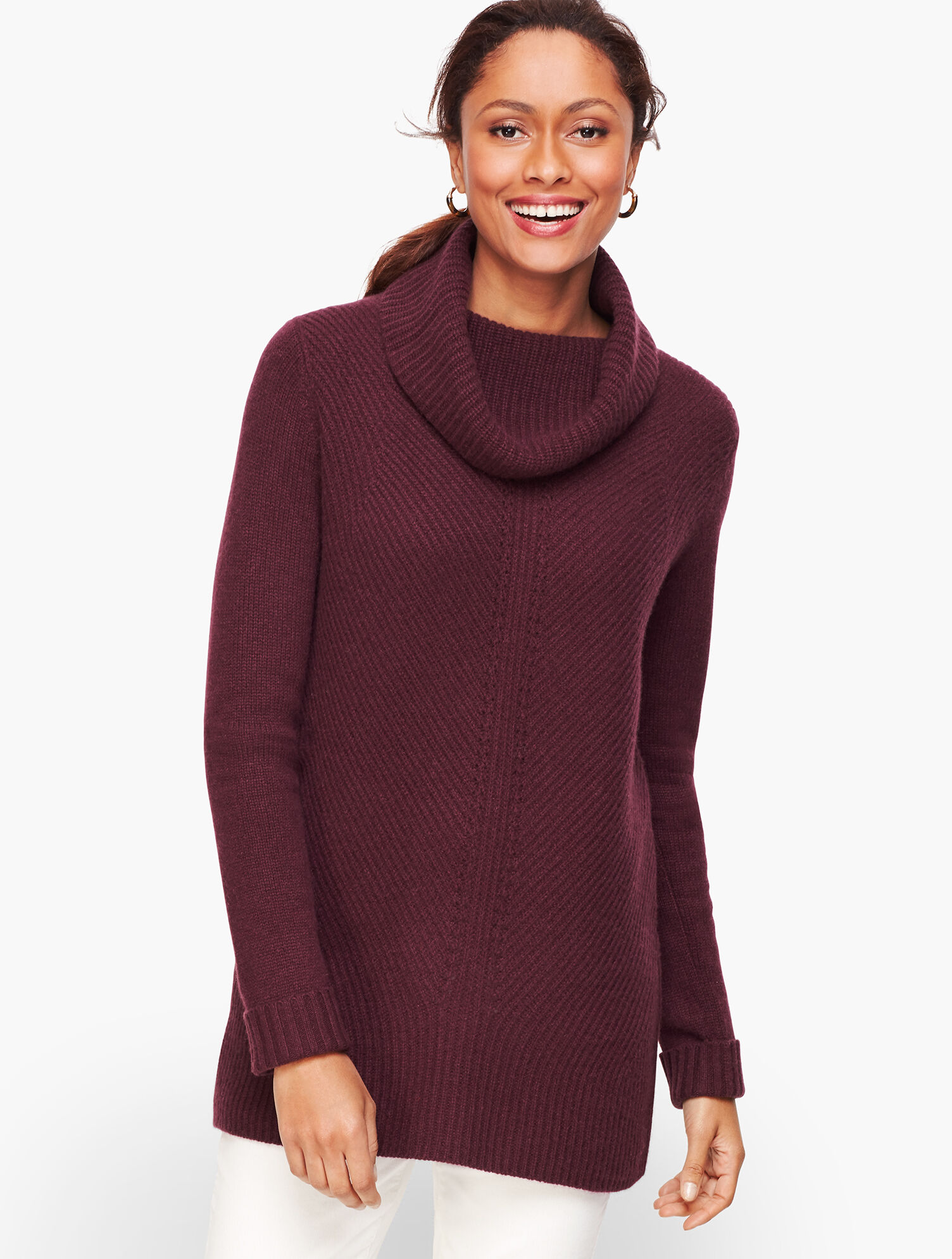 Cashmere Cowlneck Sweater | Talbots