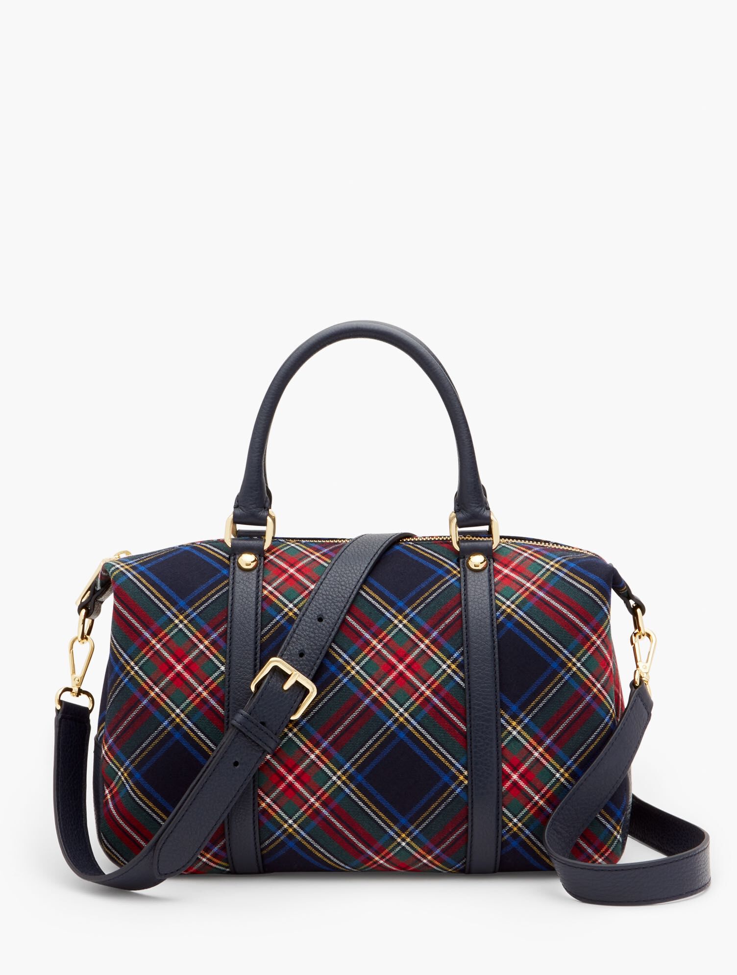 Plaid Satchel | Talbots