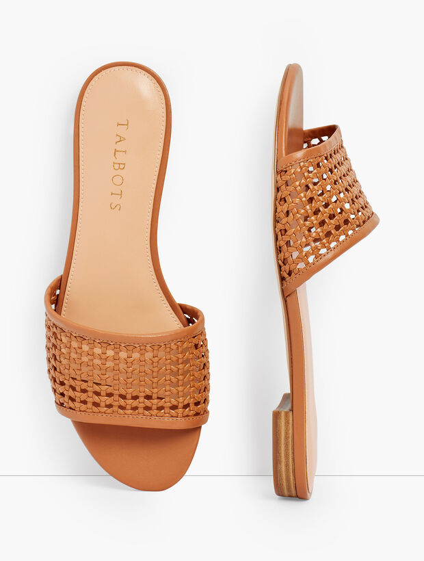 Keri Woven Slides | Talbots