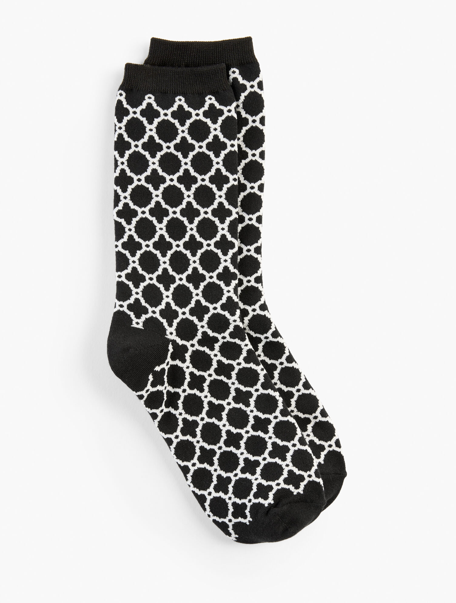 Lattice Jacquard Trouser Socks | Talbots