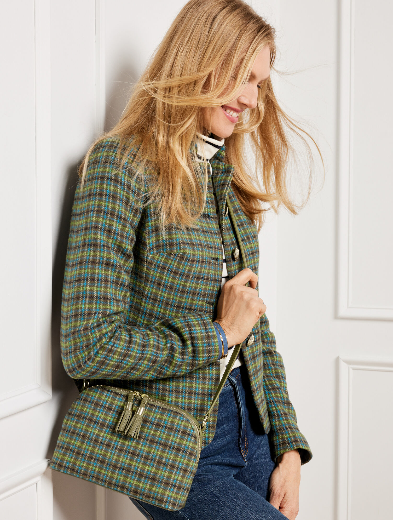 Crossbody Bag - Apple Plaid | Talbots