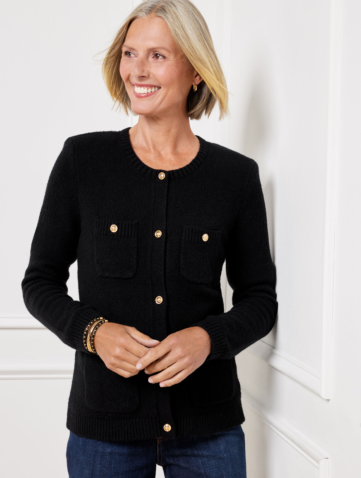Bouclé Cardigan | Talbots