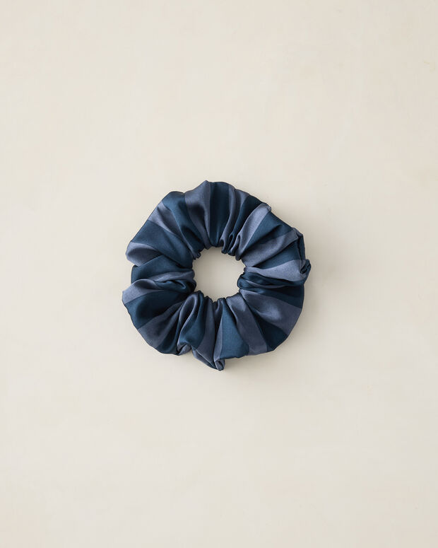 Washable Silk Striped Scrunchie | Haven Well Within
