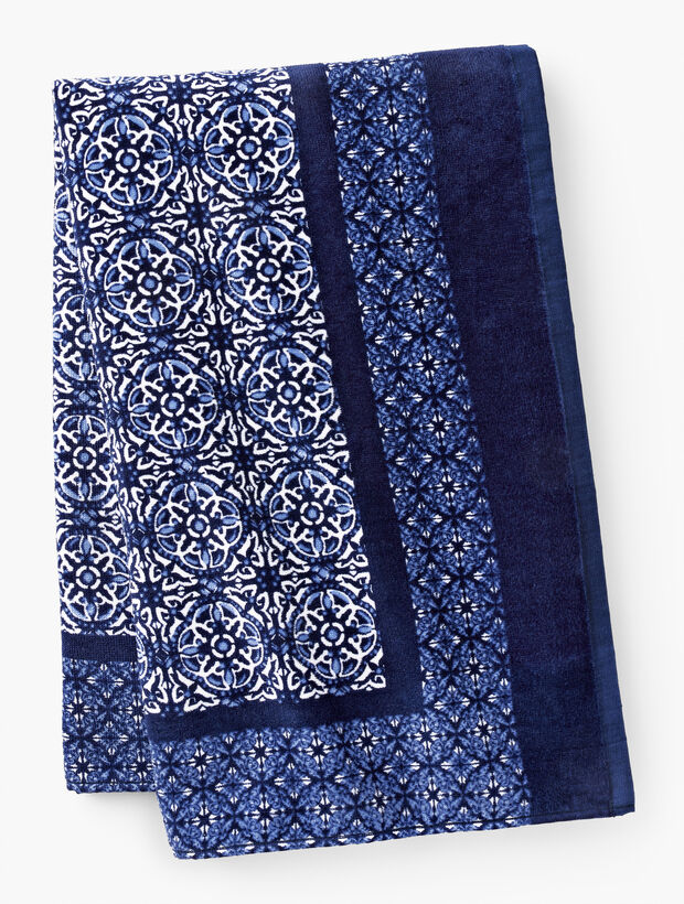 Ibiza Tile Terry Towel | Talbots