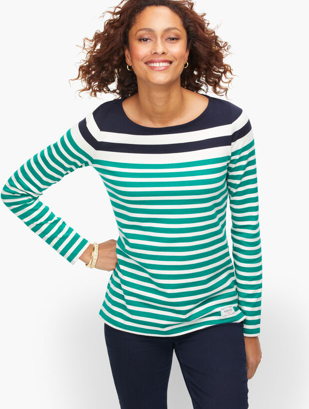 Authentic Talbots Tee - Le Havre Stripe | Talbots