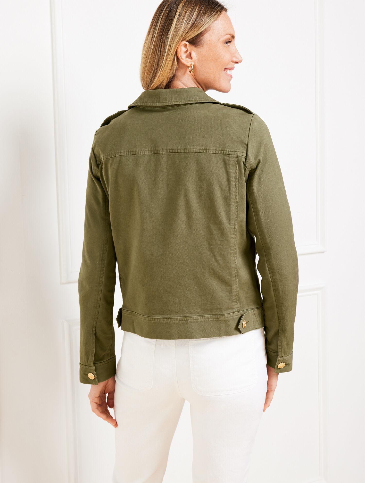 Twill Jacket | Talbots