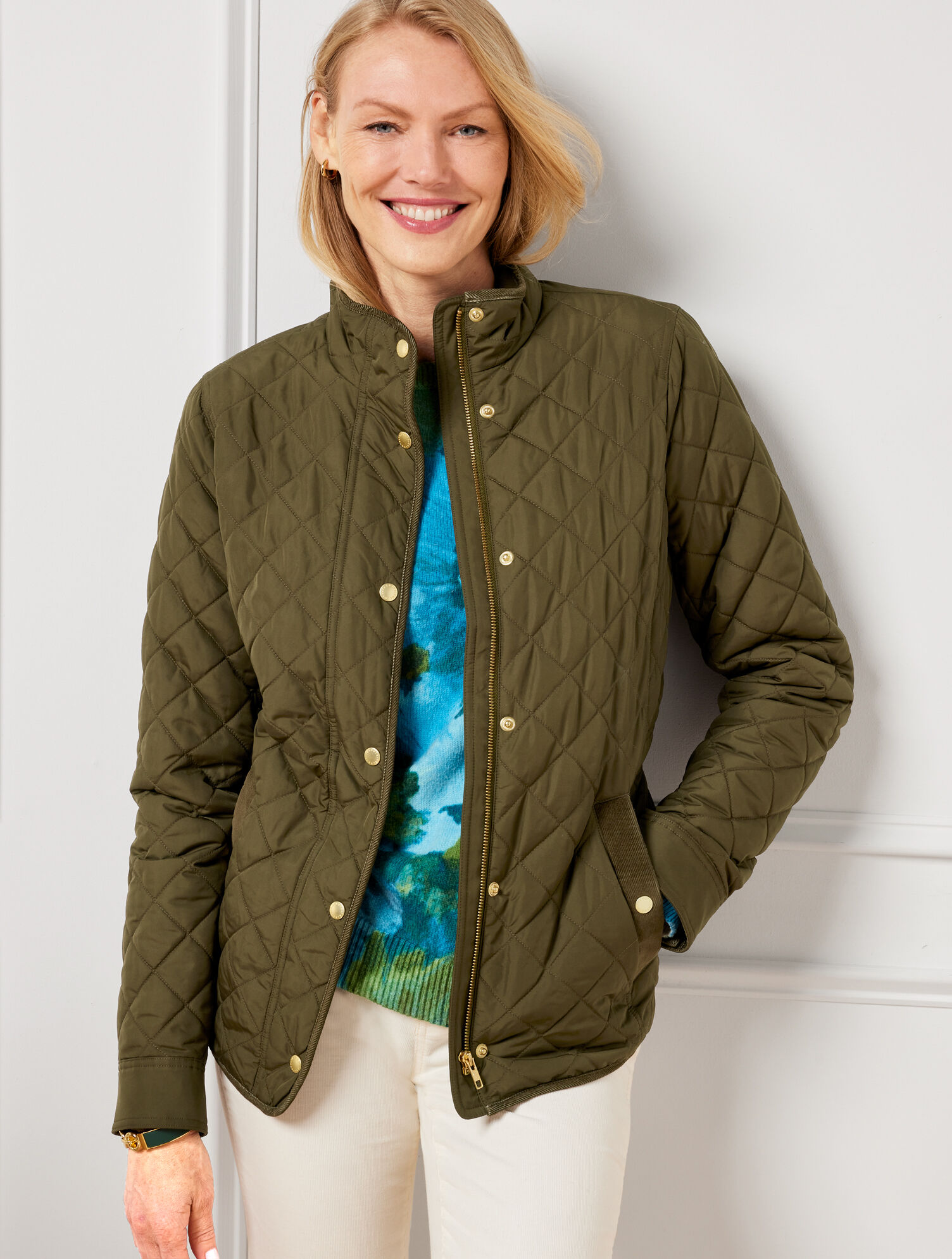 Quilted Barn Jacket | Talbots