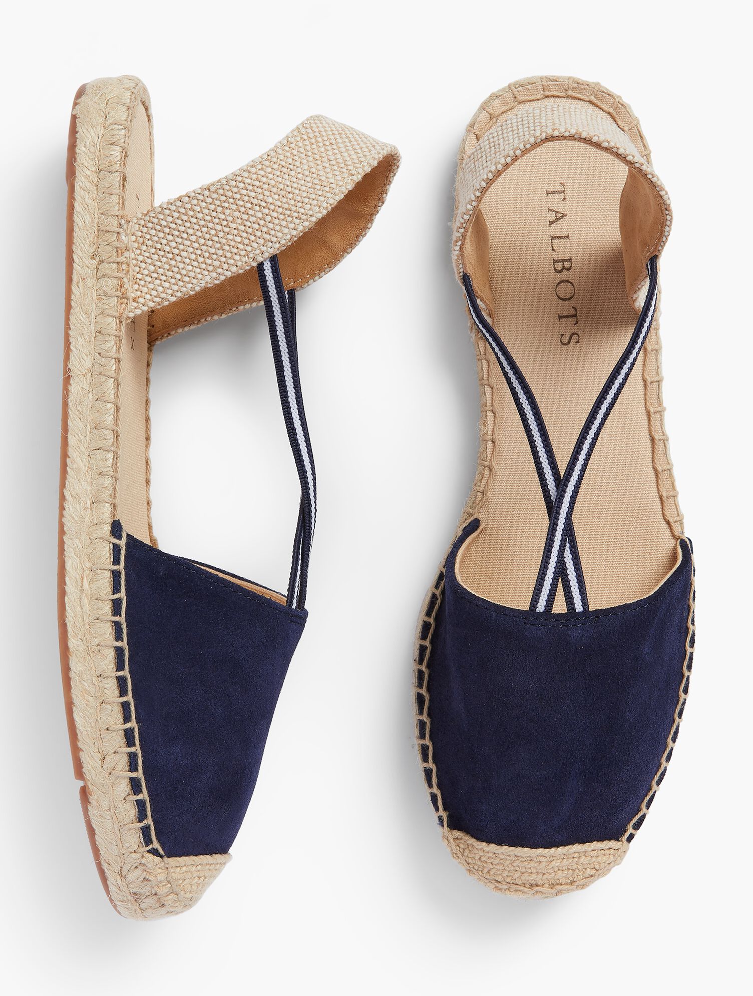 peep toe espadrilles flat