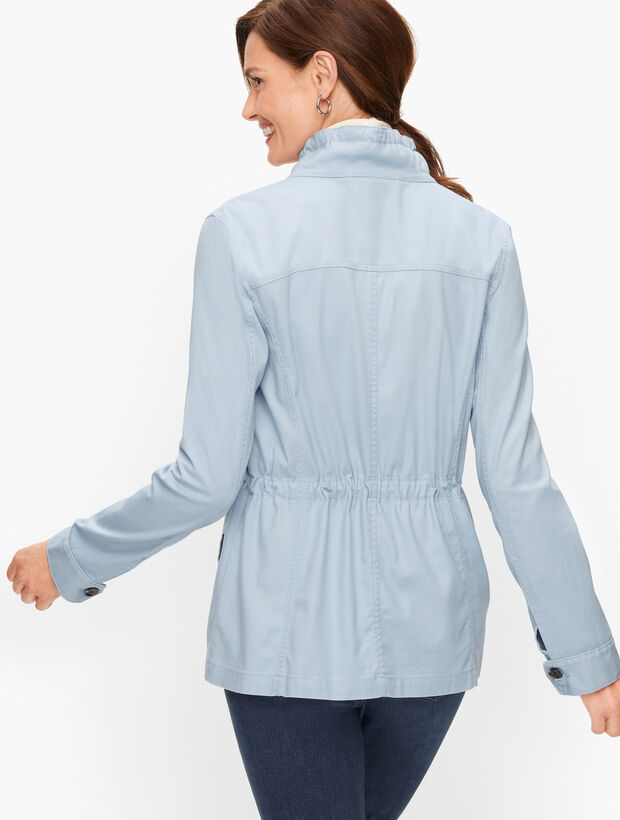 Twill Field Jacket | Talbots