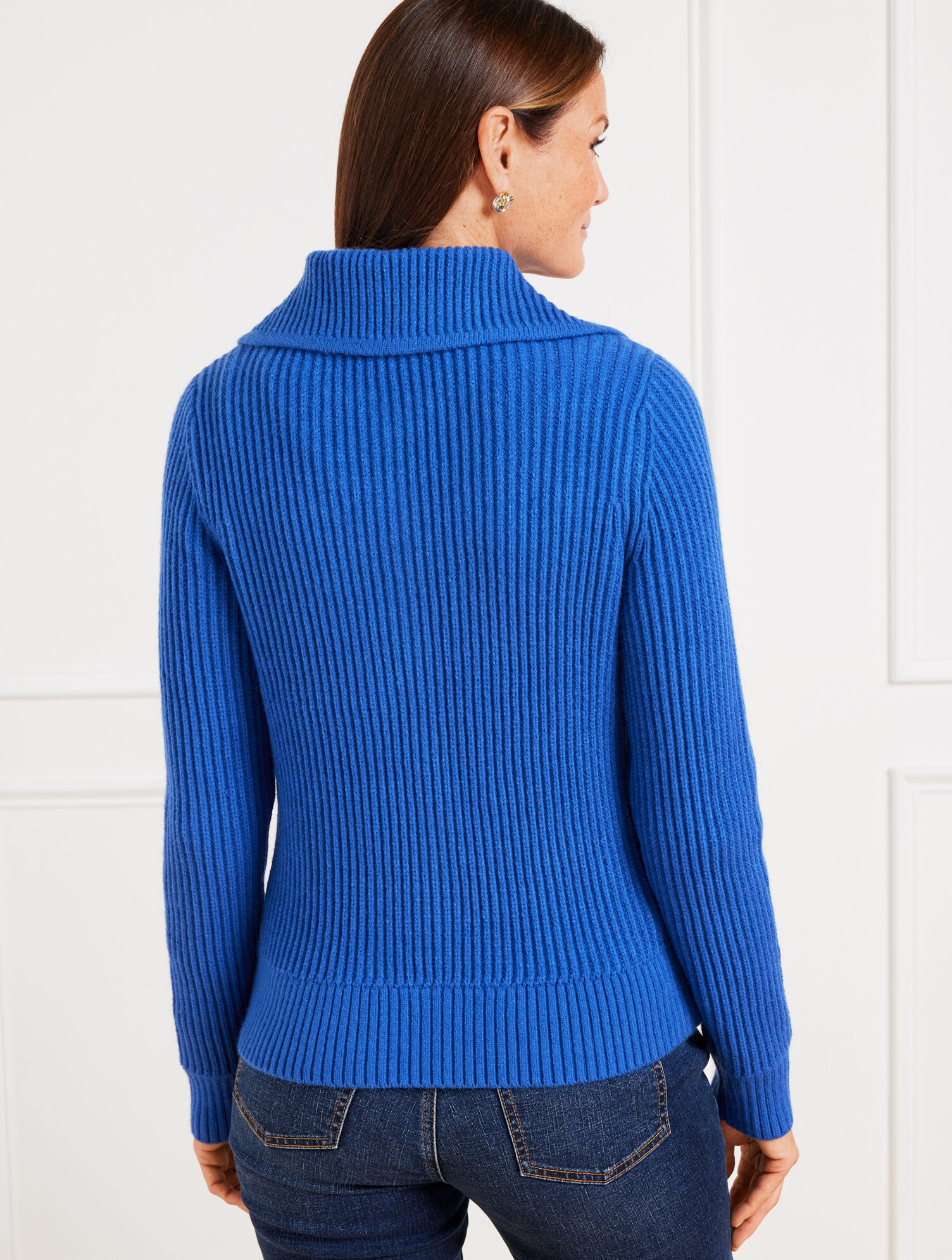 Pointelle Knit Sweater Jacket | Talbots